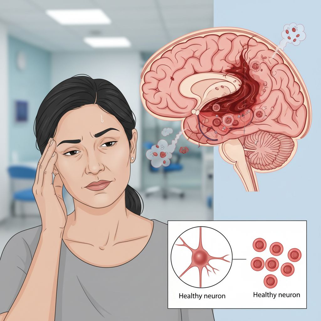 O que é Ferimentos complexos da cabeça com hemorragia intracraniana e ...