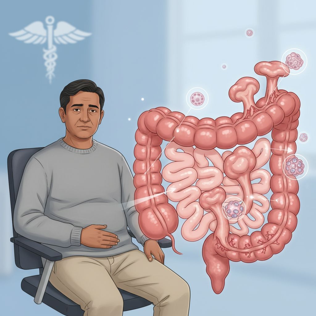 O que é Neoplasia benigna do intestino grosso e como tratar?