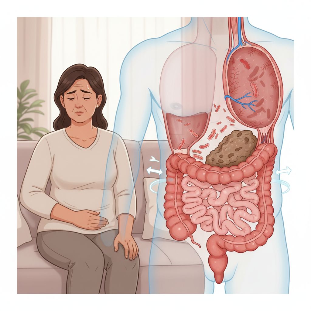 O que é Obstrução do intestino grosso, não especificada e como tratar?