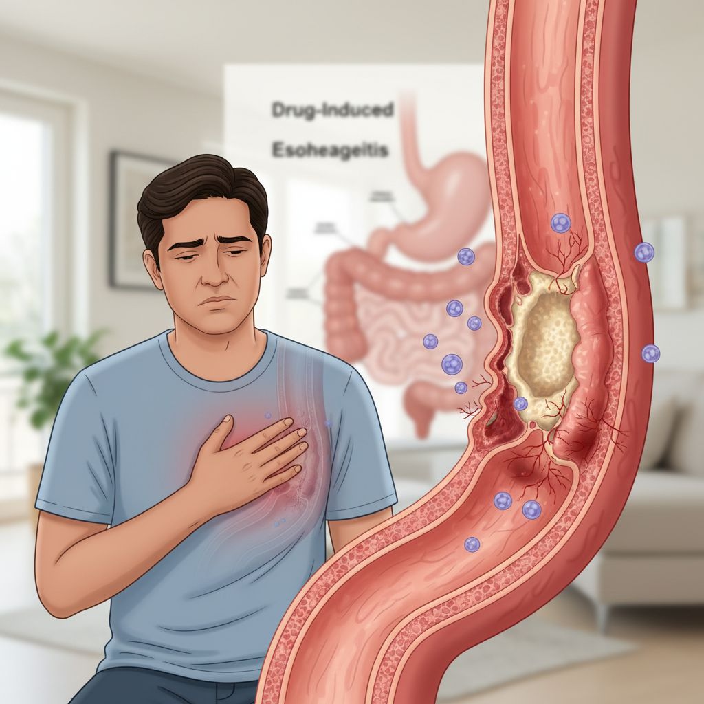 O que é Úlcera esofágica induzida por drogas e como tratar?
